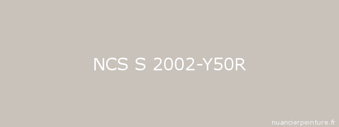 S 2002-Y50R : Couleur NCS S 2002-Y50R | NuancierPeinture.fr S 2002-Y50R : Couleur NCS S 2002-Y50R | NuancierPeinture.fr